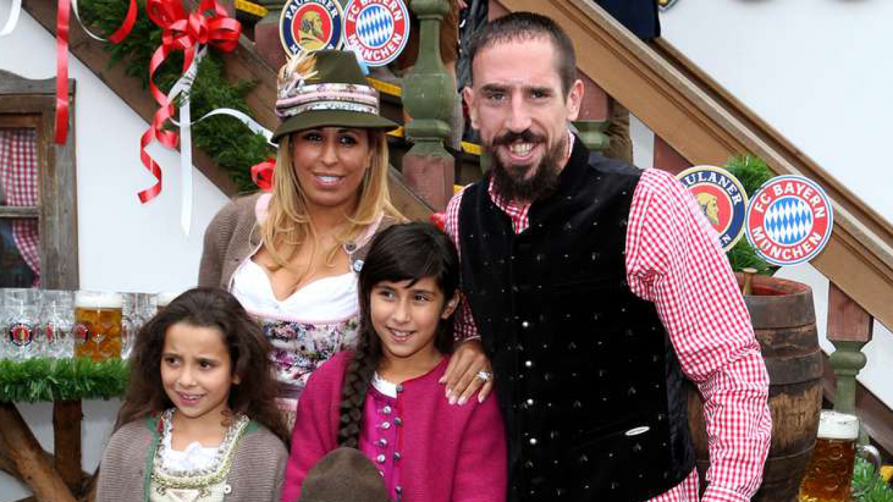La famille Ribery à la fête de la Bière!